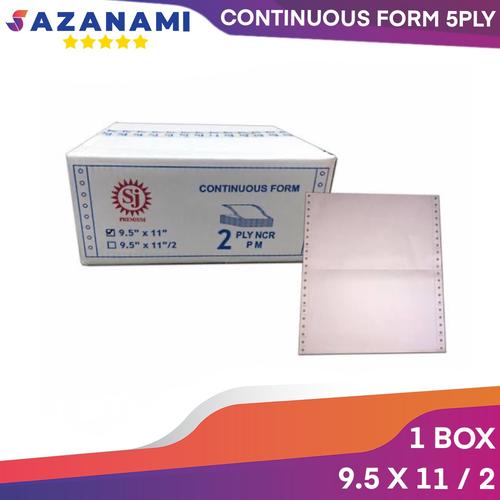 Jual 5 PLY CONTINUOUS FORM 9.5 X 11/2 KERTAS KOMPUTER KERTAS LUBANG ...