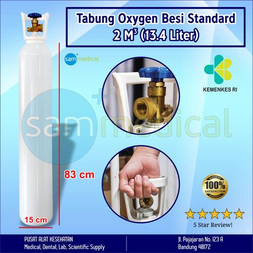Promo Tabung Oxygen / Tabung Oksigen khusus Medis Besi Standard - 2 m3 ...