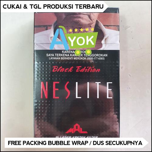 Jual Neslite Black Edition 16 Batang - Rokok Neslite Hitam - 1 Bungkus ...