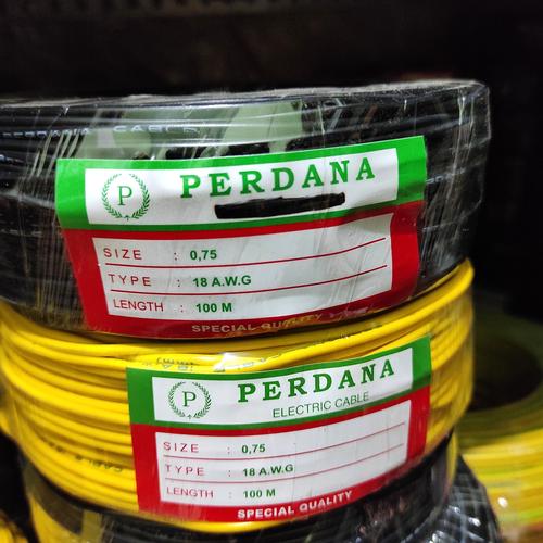 Jual Kabel nyaf 0,75 merk perdana kabel kontrol 0,75mm panjang 100 ...