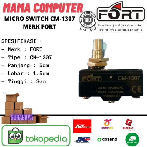 Jual Micro Switch CM-1307 Saklar Sensor Limit Switch FORT - Kota ...