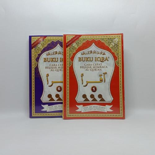 Jual Buku Iqra 6 Jilid Rasmul Utsmani Cara Cepat Belajar Membaca Al ...