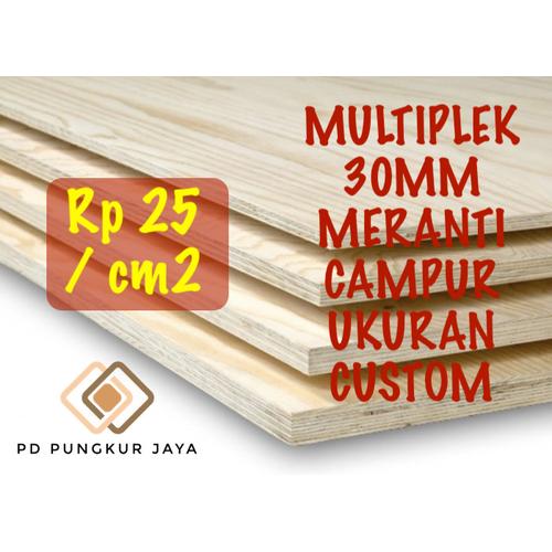 Jual TRIPLEK / MULTIPLEK 30MM MERANTI CAMPUR UKURAN CUSTOM - Kab ...