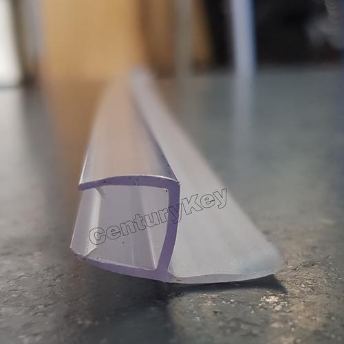 Jual Klip Seal Pintu Kaca Sirip Pinggir H 10mm PVC 10 mm 2.2 Meter ...