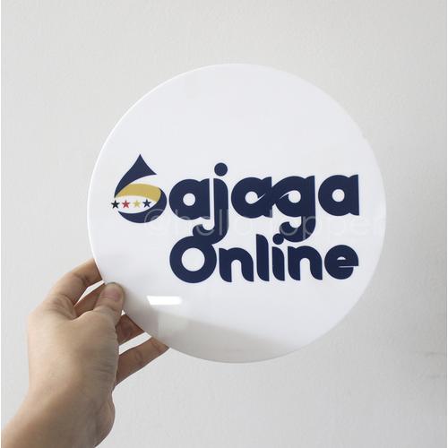 Jual Logo Acrylic UV printed 20cm / Logo Signage Akrilik - Jakarta ...