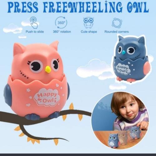 Jual mainan anak Boneka burung kecil seluncur Happy Owl Sliding - Merah ...