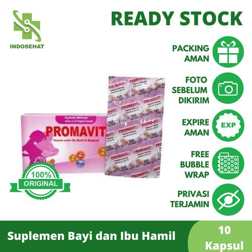 Jual Promavit Vitamin Ibu Hamil Dan Menyusui Per Strip 10 kapsul ...