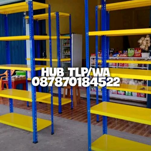 Jual Rak Besi Siku Berlubang Terima Pesanan - Kuning, L30xP100xT200 ...