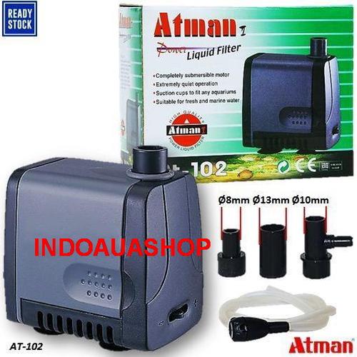Jual ATMAN AT-102 Pompa Celup Aquarium Kolam Submersible Water Pump ...