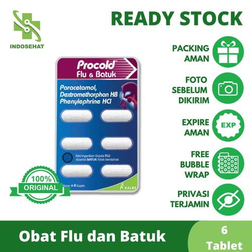 Jual Procold Flu dan Batuk per strip 6 tablet - Jakarta Timur - Toko ...