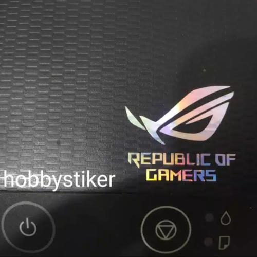 Jual Stiker asus rog republic of gamer untuk hp laptop notebook - biru ...
