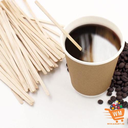 Jual WM Stik Kayu Pengaduk Kopi Teh Disposible Bukan Sendok Garpu Pisau ...