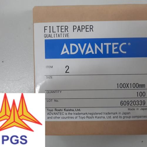 Jual Advantec Filter Paper Qualitative No 2 100x100 mm (100/pack ...