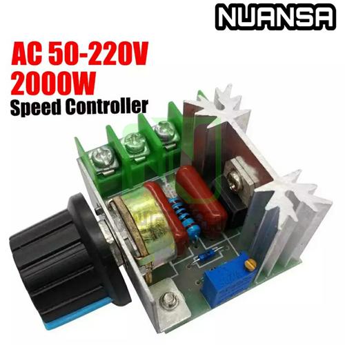 Jual Dimmer AC 220V 2000W 220 Volt 2000 Watt Controller Potensiometer ...