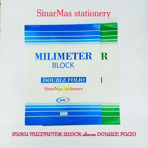 Jual BUKU MILIMETER BLOCK DOUBLE FOLiO / Buku Desain Gambar / Sketsa ...