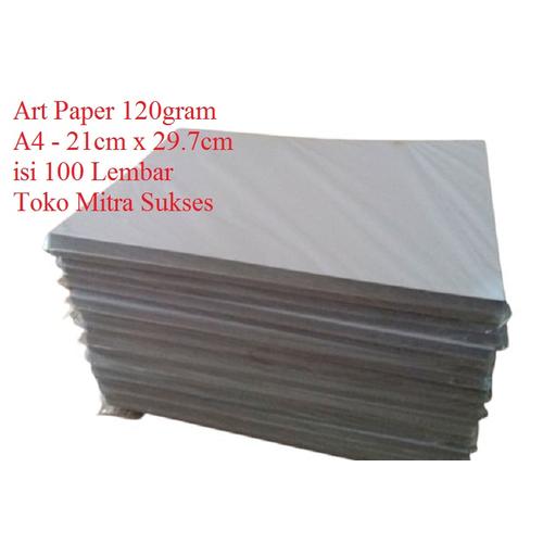 Jual Kertas Art Paper 120gram A4 isi 100 Lembar - Jakarta Barat - Toko ...
