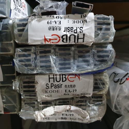 Jual Profil Lis List Edging Frame Aluminium Alumunium EA 19 SILVER ...