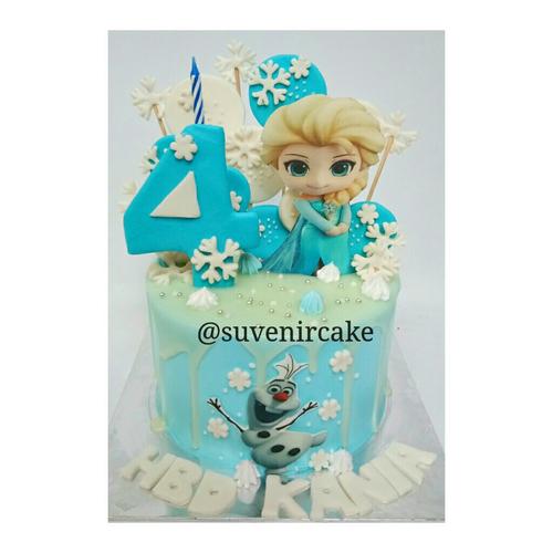 Jual kue ulang tahun frozen/cake frozen/kue ultah frozen/bday cake ...