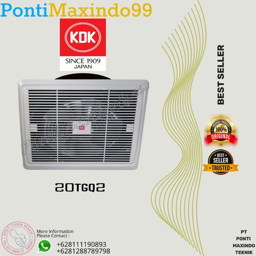 Jual CEILING/PLAFON EXHAUST FAN KDK 20TGQ2 8 INCH - Kota Bekasi - Ponti ...