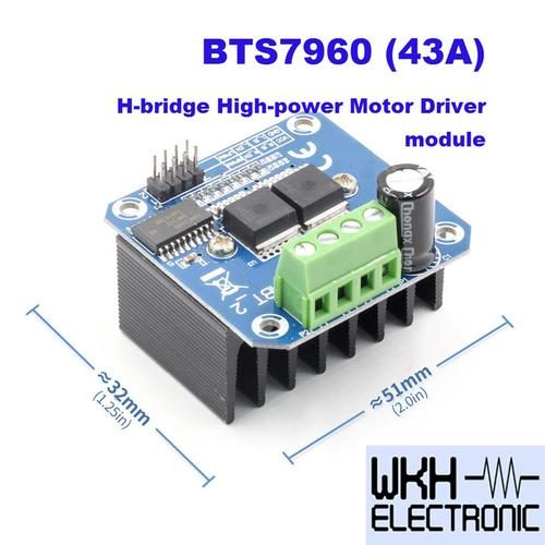 Jual Motor Driver BTS7960 BTS7960B 43A High Current Modul - Kota ...