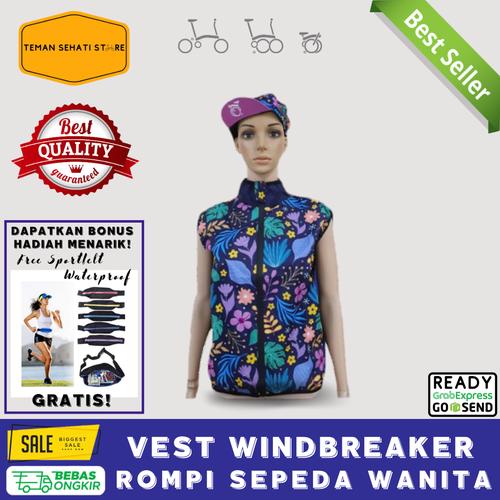 Jual ROMPI VEST SEPEDA GOWES WANITA JAKET OLAHRAGA BERSEPEDA TERKINI ...