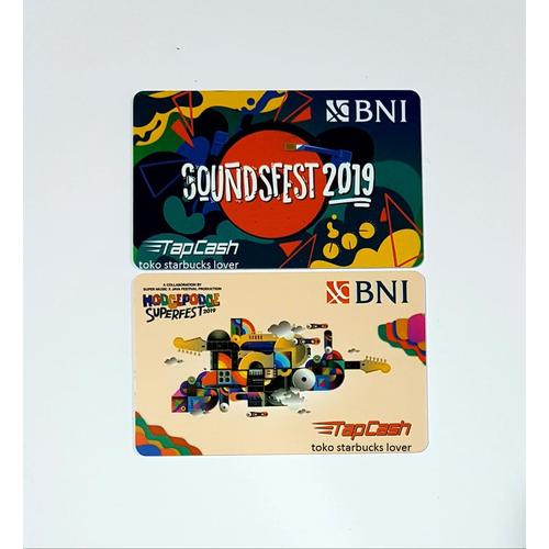 Jual Kartu Emoney Tapcash Tap Cash BNI Saldo 0 Soundfest - Set 2 kartu ...