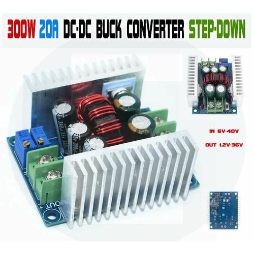 Jual 300W 20A DC-DC Step down Module Buck Converter CC CV Penurun ...