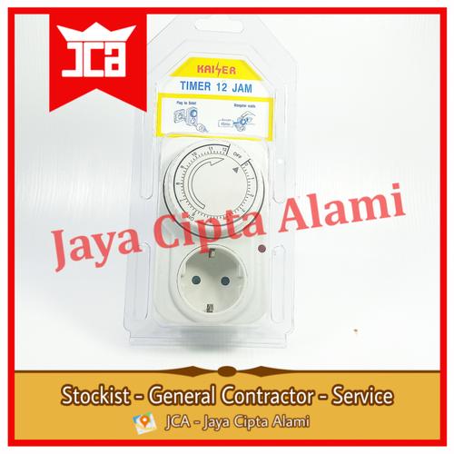 Jual timer 12 jam charge cas hp analog stop kontak listrik otomatis ...