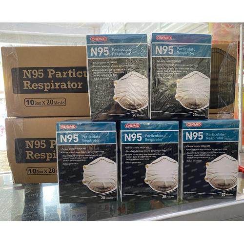 Jual Masker N95 Onemed box isi 20 pcs / Masker Medis - Kab. Situbondo ...