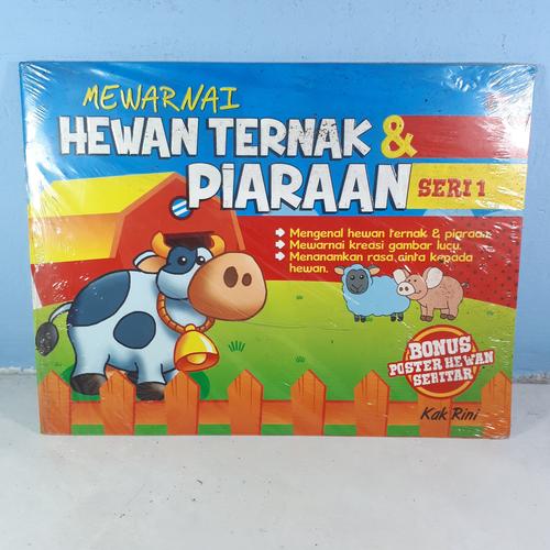 Jual MEWARNAI HEWAN TERNAK & PIARAAN SERI 1 - Kota Bogor - Buku iseng ...