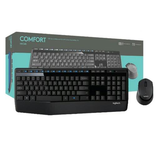 Jual Logitech MK345 Wireless Combo Mouse Keyboard Original MK 345 ...