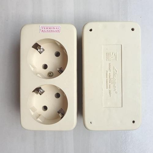 Jual STOP KONTAK COLOKAN 2 LUBANG TANPA KABEL - TERMINAL 2 LUBANG ASABER - Jakarta Pusat ...