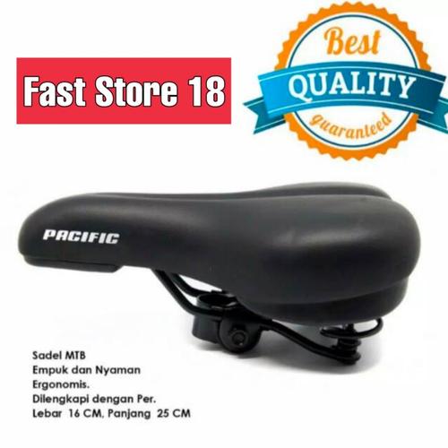 Jual sedel Pacific Saddle / Jok Sepeda MTB / BMX - Hitam spartpart ...