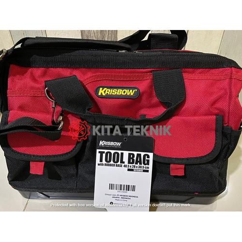 Jual KRISBOW TOOL BAG RUBBER BASE 40.5X28X30.5CM - Jakarta Pusat ...