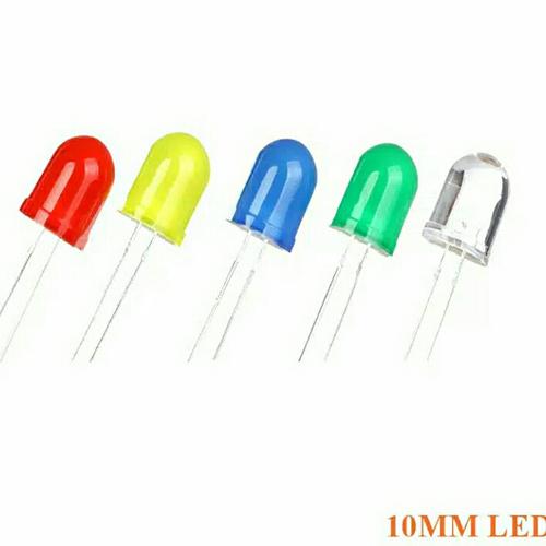 Jual lampu Led 10mm 1cm led besar lebih dari 5mm - Putih - Kota ...