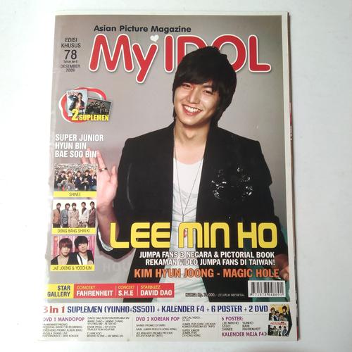 Jual buku majalah asian picture magazine my idol idola lee min ho korea ...