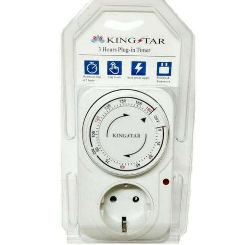 Jual Stopkontak Timer 3 Jam King Star Kaiser Analog Colokan Listrik ...