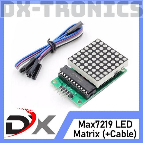 Jual MAX7219 LED Dot Matrix Module MAX 7219 Arduino Compatible MAX-7219 ...