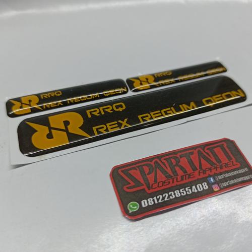Jual Stiker timbul RRQ e-sport 3in1 emblem sticker 3d - Kab ...