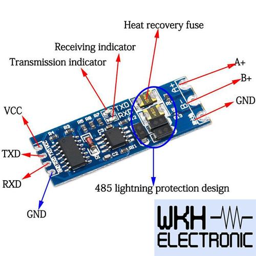 Jual RS485 module to serial UART TTL Level Hardware Automatic Flow Control - Kota Surabaya - WKH ...