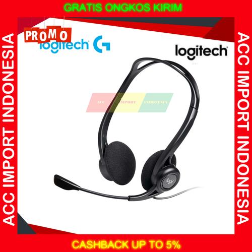 Jual Headphone Logitech H370 USB ZOOM with audio digital Headset USB ...
