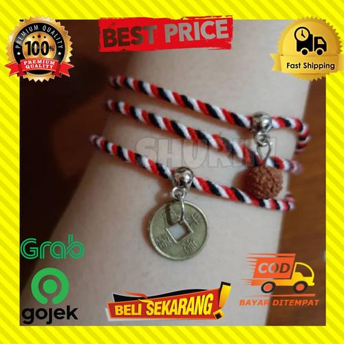 Jual GELANG TRIDATU BALI KOIN BIJI JENITRI GENITRI RUDHRAKSA UNISEX ...