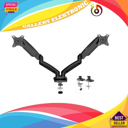Jual Bracket Breket Monitor Dual Screen Gast Strut nbf 160 17'' -27 ...