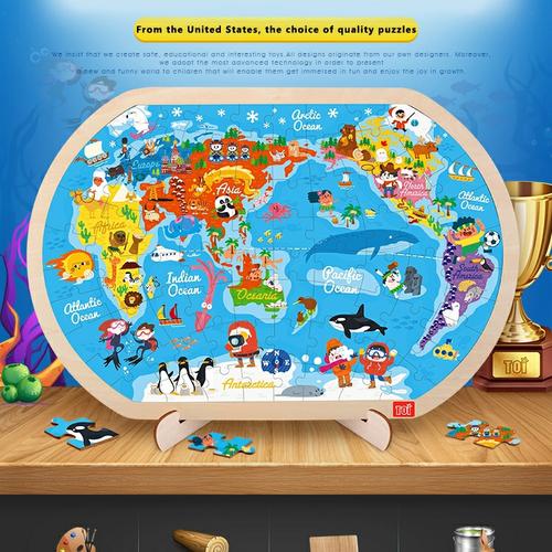 Jual Puzzle Dunia Mainan Kayu World Map - Jakarta Selatan - DigiCorner ...