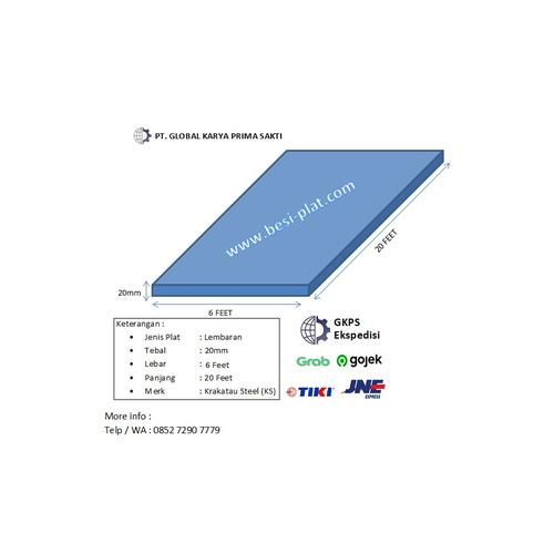 Jual Plat Kapal 20mm x 6 x 20 - Kota Tangerang - Global Karya Prima ...
