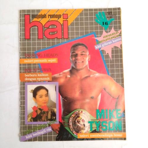 Jual Majalah HAI No.16 Apr 1987 Cover MIKE TYSON - Kota Tangerang ...