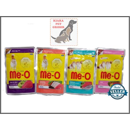 Jual Makanan kucing MEO me-o no whiskas junior SACHET POUCH 80GRAM ...