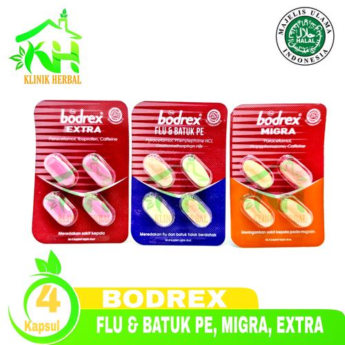 Jual Bodrex Extra-Migra-Flu&Batuk PE - Obat Sakit Kepala sakit Gigi ...
