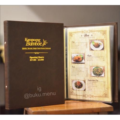 Jual cover buku menu premium pakai sudut siku - Kota Bandung - buku ...