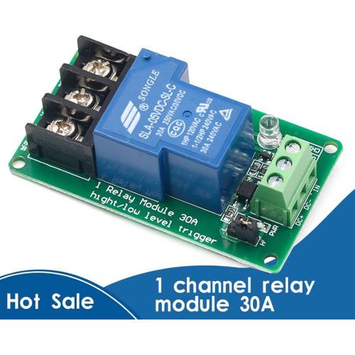 Jual 1 Channel High Power Relay Module 30A High Low Trigger Opto ...
